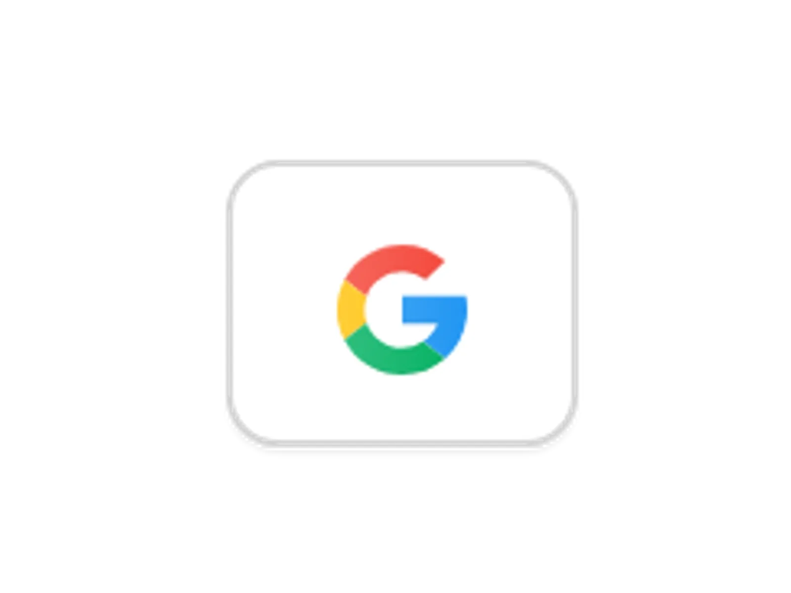 Bootstrap Rounded Button with Google Logo.